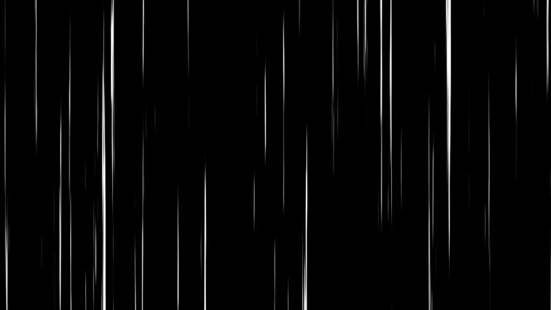 Anime speed line background animation on black. Radial comic light ...