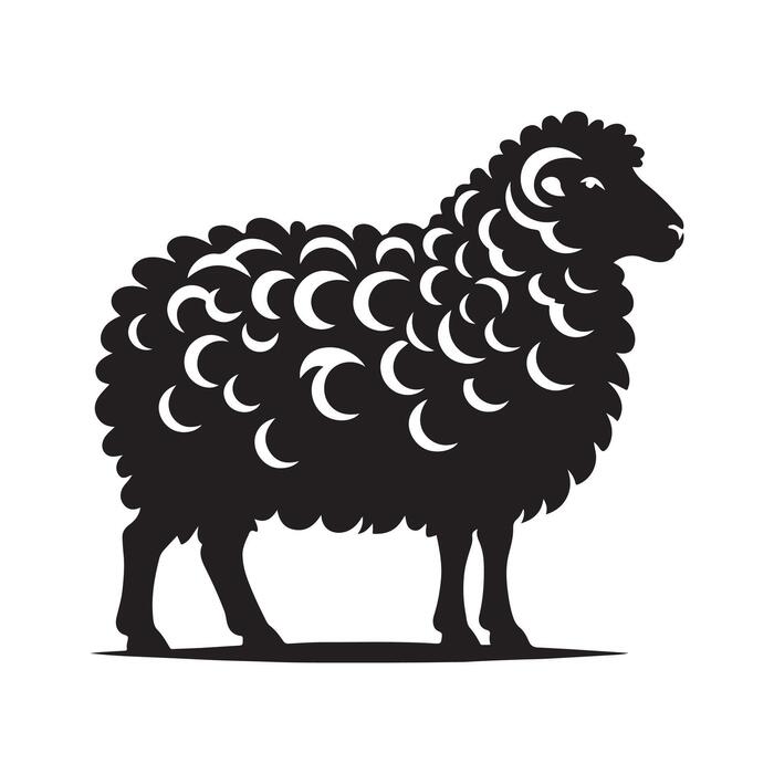 Sheep Shape Vector Art, Icons, and Graphics for Free Download