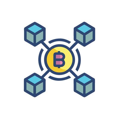 Blockchain Technology Logo Vector Art, Icons, and Graphics for Free ...