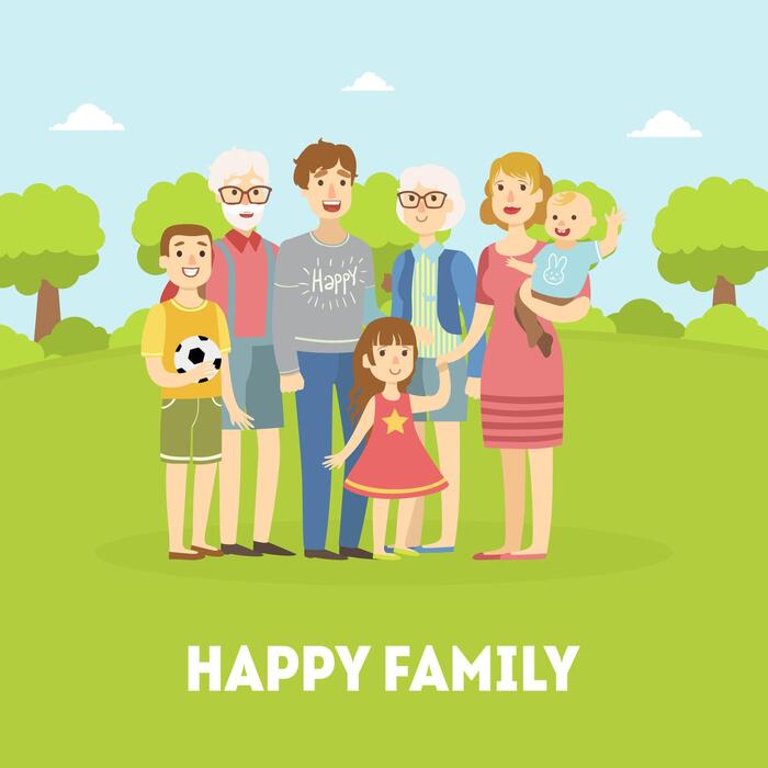 Family Clipart Vector Art, Icons, and Graphics for Free Download