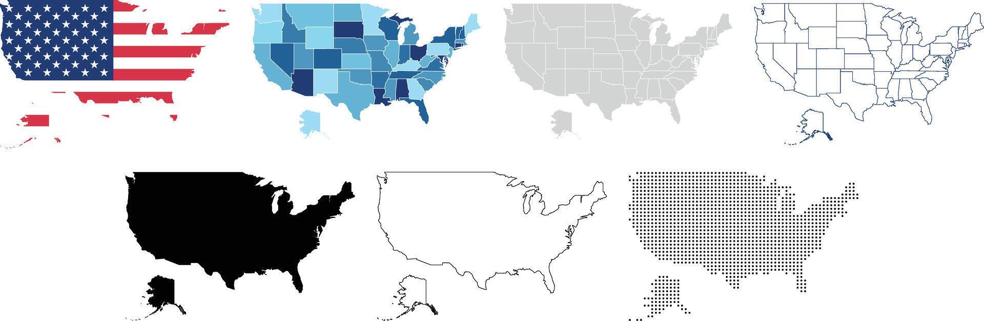American Map Vector Art, Icons, and Graphics for Free Download