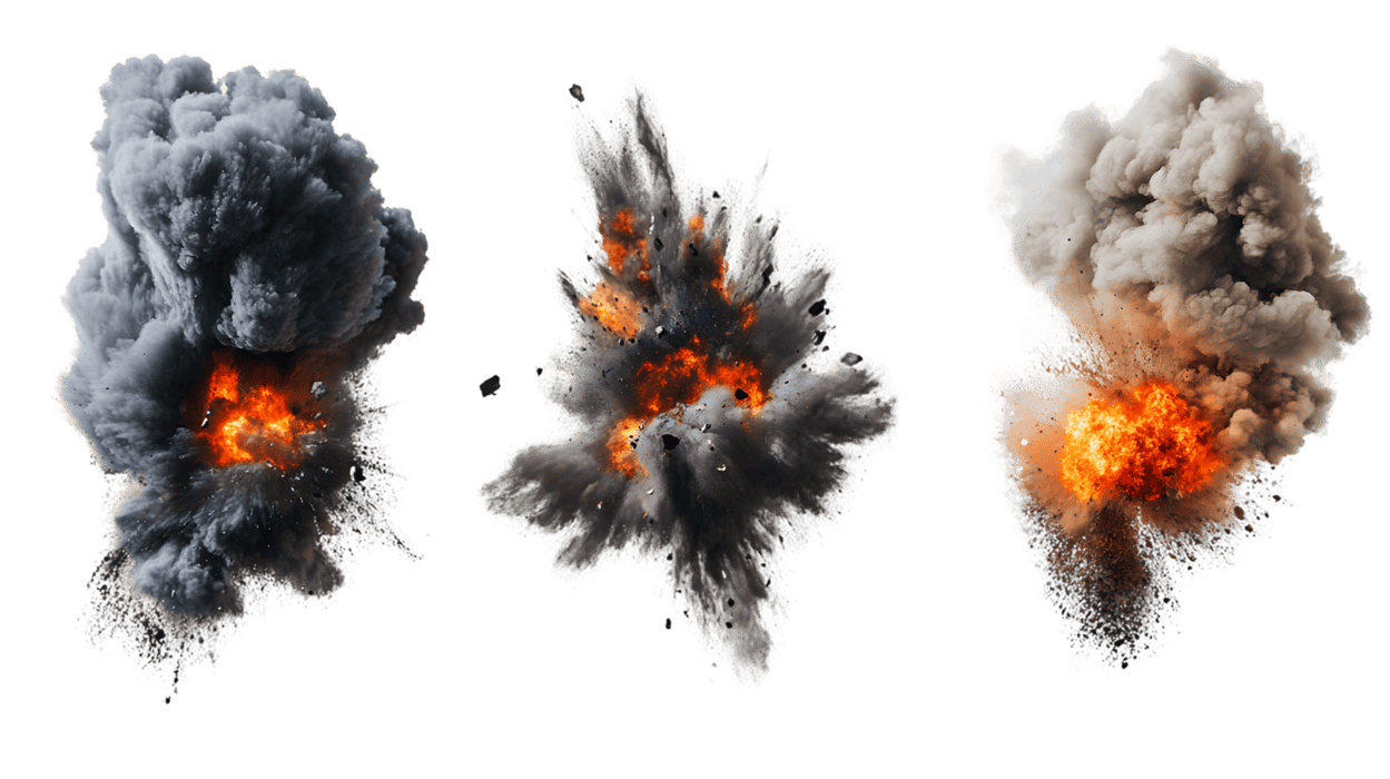 Explosion Overlay PNGs for Free Download