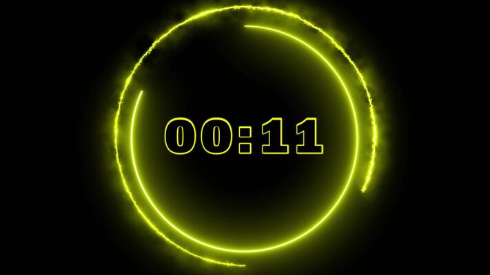 One Minute Timer Stock Video Footage for Free Download