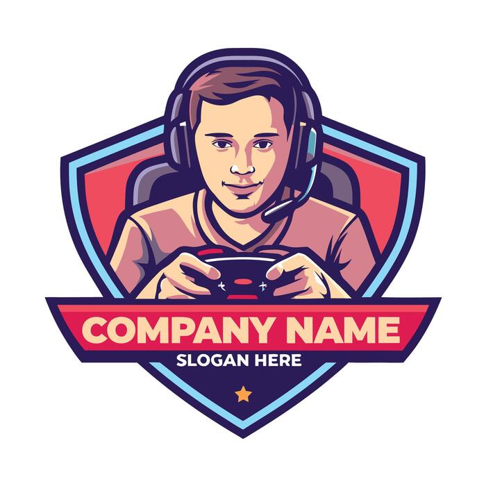 Gaming Logo Psd Vector Art, Icons, and Graphics for Free Download