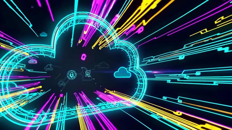 Cloud Technology Digital Data Flow Animation Footage 54994465 Stock ... Cloud Technology Digital Data Flow Animation Footage 54994465 Stock ...