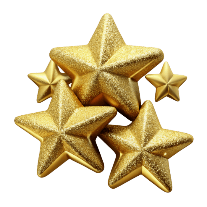 Gold Stars PNGs for Free Download