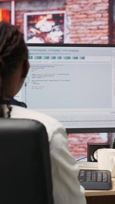 Coding Stock Video Footage for Free Download