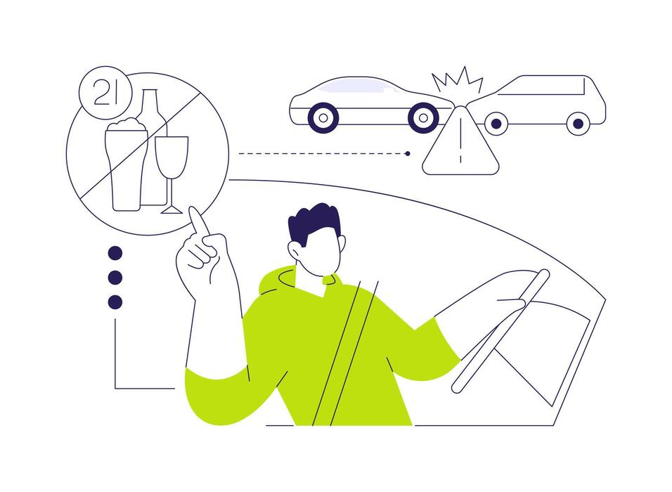 Distracted Driving Vector Art, Icons, and Graphics for Free Download