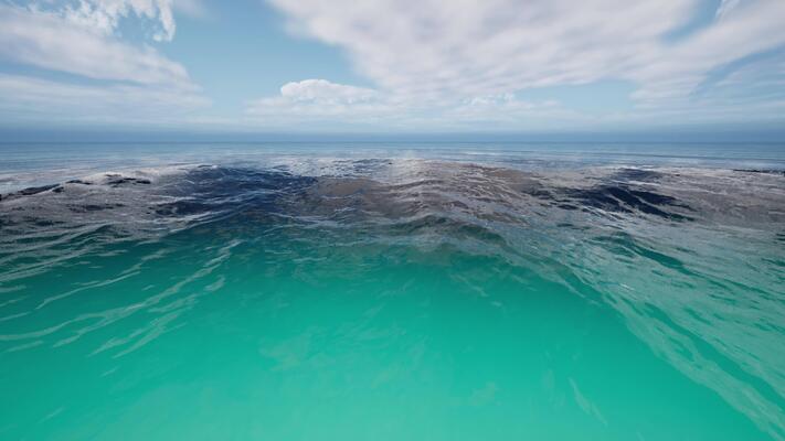 Ocean Waves Animated Stock Video Footage for Free Download