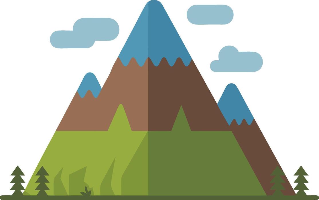 Simple Mountain Vector Art, Icons, and Graphics for Free Download