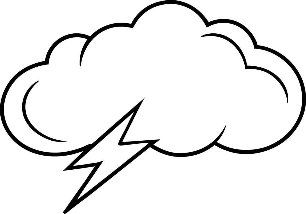 Page 4 Lightning Bolt Outline Vector Art Icons And Graphics For Free Download