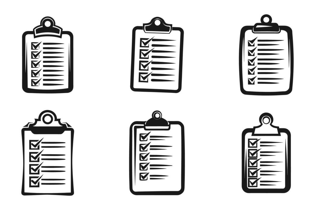 Checklist Symbols Vector Art, Icons, and Graphics for Free Download