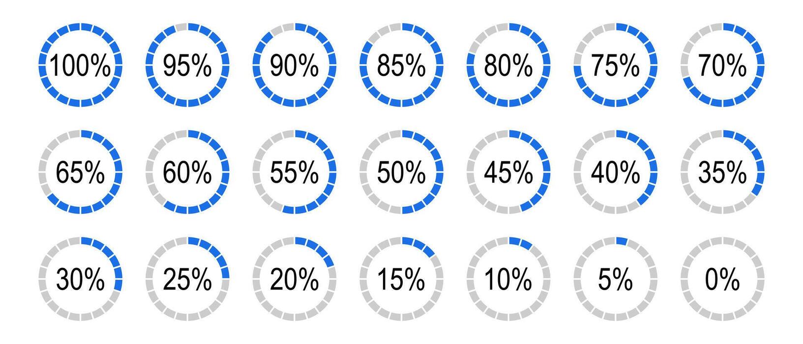 Percentage Circle Vector Art, Icons, and Graphics for Free Download