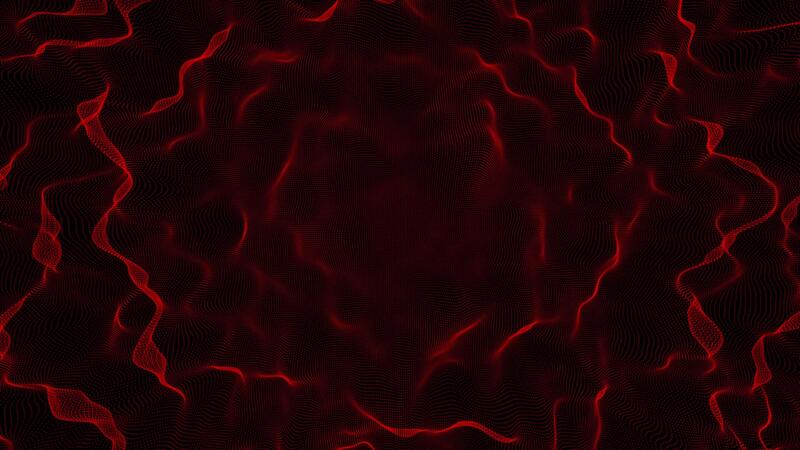 red color wavy circular dots mesh pattern modern design Loop-able dark geometrical background ...