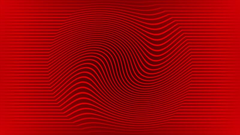 Red color multiple parallel lines hypnosis abstract pattern modern design loopable geometrical ...