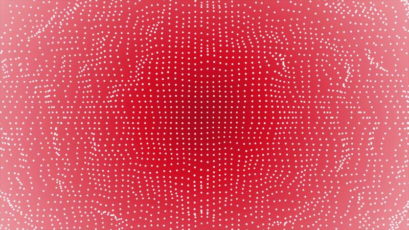 red color multiple circular dots wiggling 3d gradient design Loop-able technology background ...
