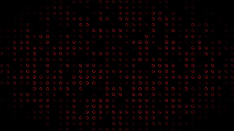 Red Color Appearing And Disappearing Glossy Dots Modern Design Loop Able Dark Geometrical