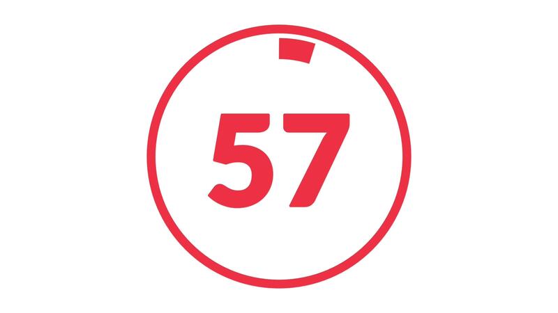 60 Seconds Countdown Timer With Red Numerals Inside Red Circle Countdown Suitable For Countdown