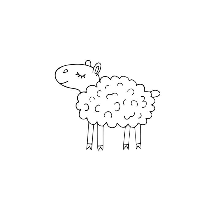 Sheep Doodle Vector Art, Icons, and Graphics for Free Download