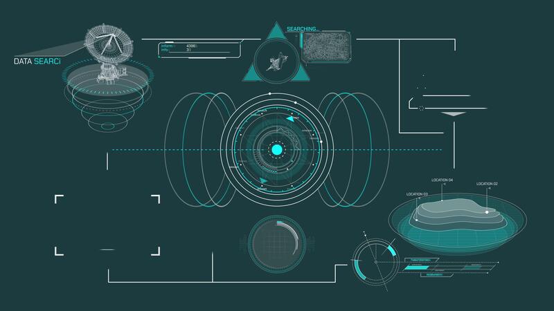 Animated high-tech screen for working with data 55812789 Stock Video at Vecteezy