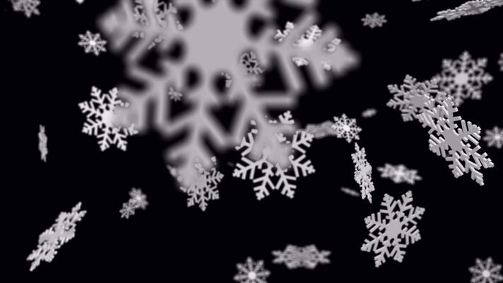 Animated Snowflake Stock Video Footage for Free Download
