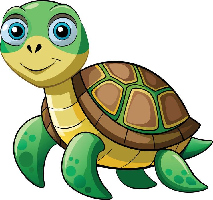 Turtle Cartoon Vector Art, Icons, and Graphics for Free Download