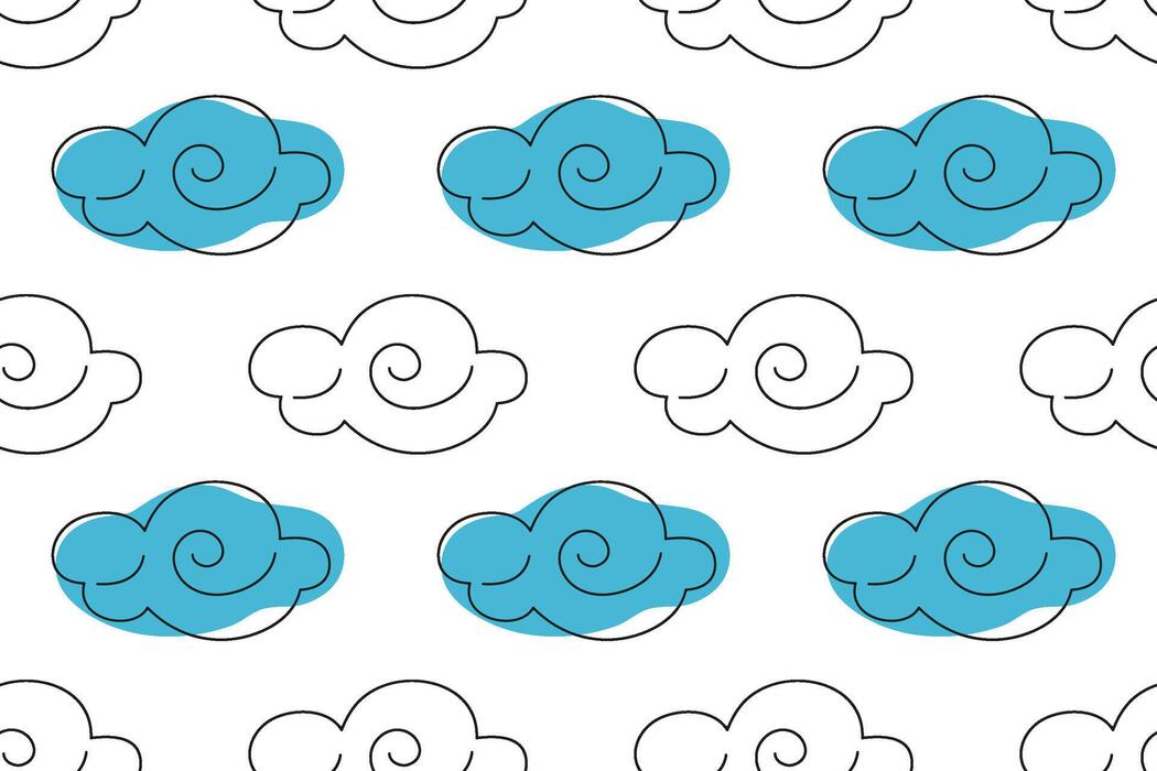 Cloud Pattern Vector Art, Icons, and Graphics for Free Download