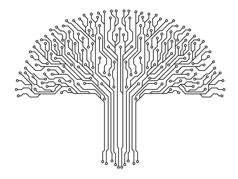 Circuit Diagram Tree Vector Art, Icons, and Graphics for Free Download