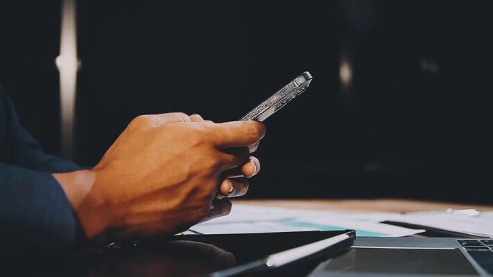 Person Scrolling On Phone Stock Video Footage for Free Download