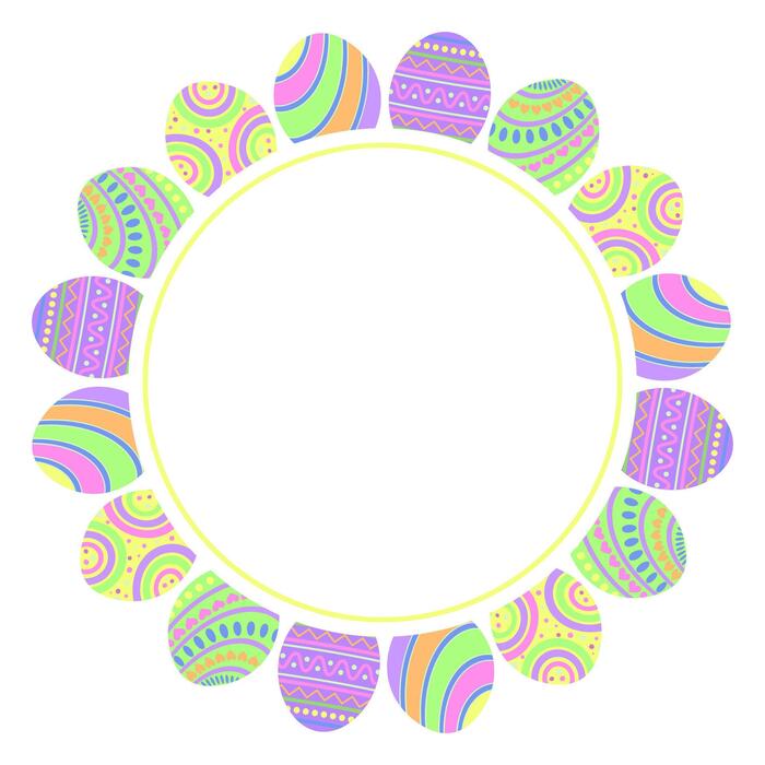 Easter Border Frame Vector Art, Icons, and Graphics for Free Download