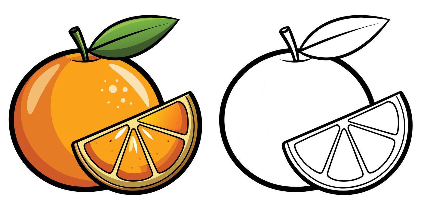 Black And White Orange Clip Art