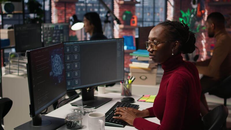 Silicon Valley Venture Programmer Solving Tasks With Ai Llm Chatbot Using Predictive Technology