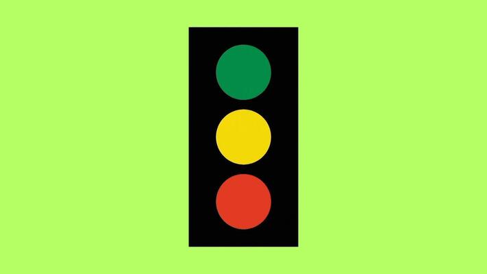 Traffic Light Animation Stock Video Footage for Free Download