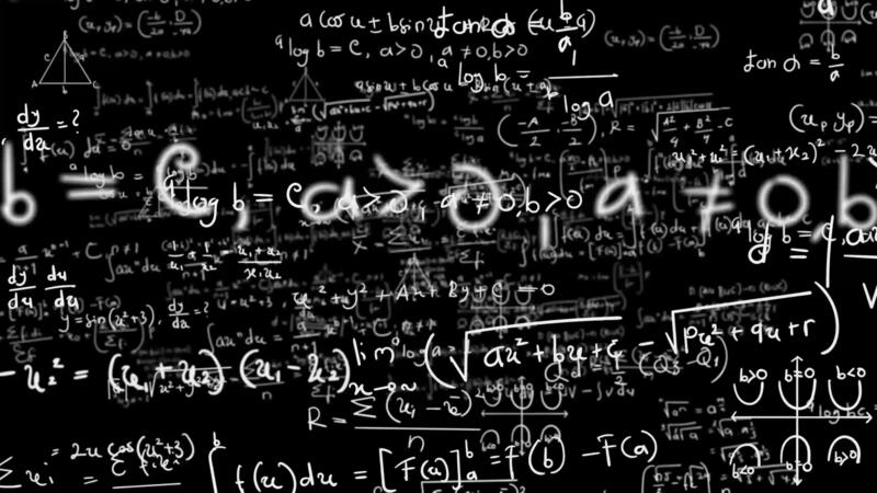 Math and physics formula animation with handwriting style, animated mathematical formula is ...