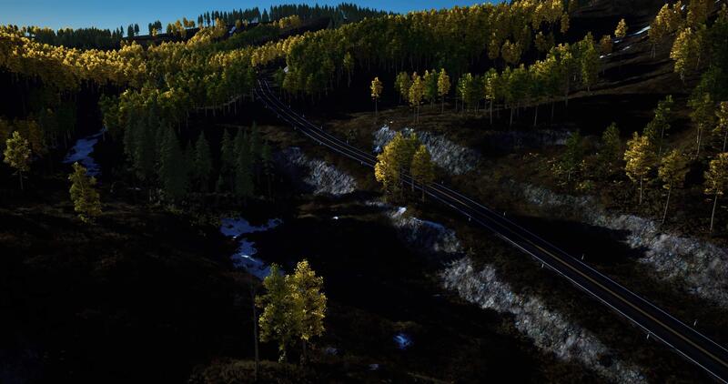 Scenic view of autumn landscape with railway tracks and colorful foliage 56360848 Stock Video at ...