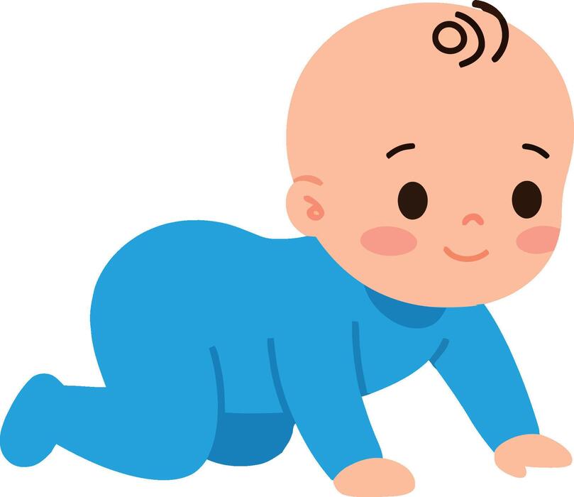Baby Crawling Vector Art, Icons, and Graphics for Free Download