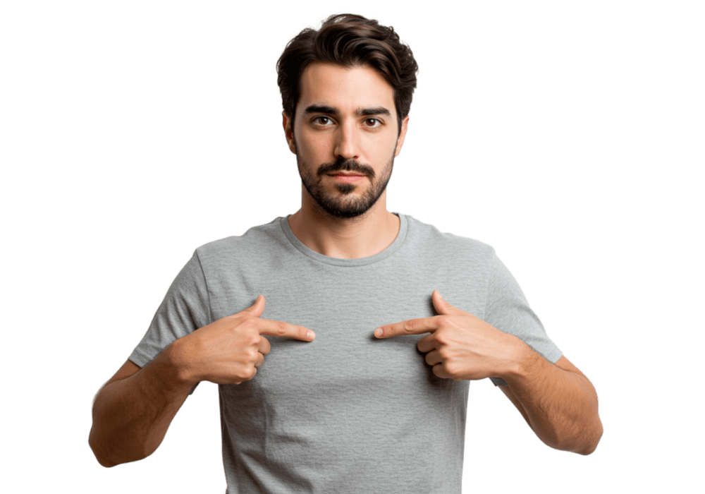 Guy Pointing PNGs for Free Download