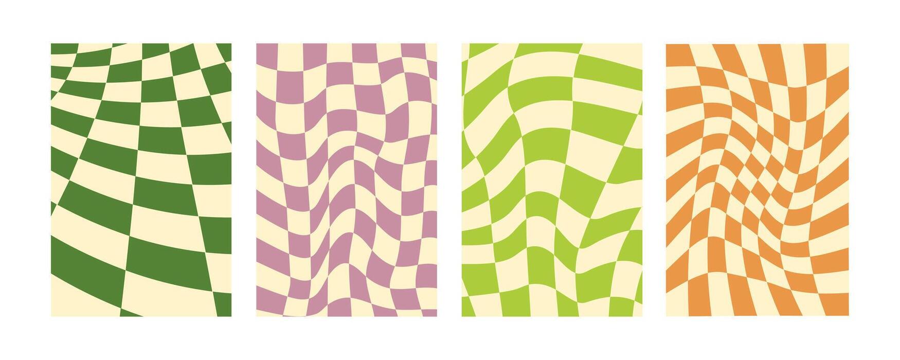 Wavy Checkered Pattern Vector Art, Icons, and Graphics for Free Download