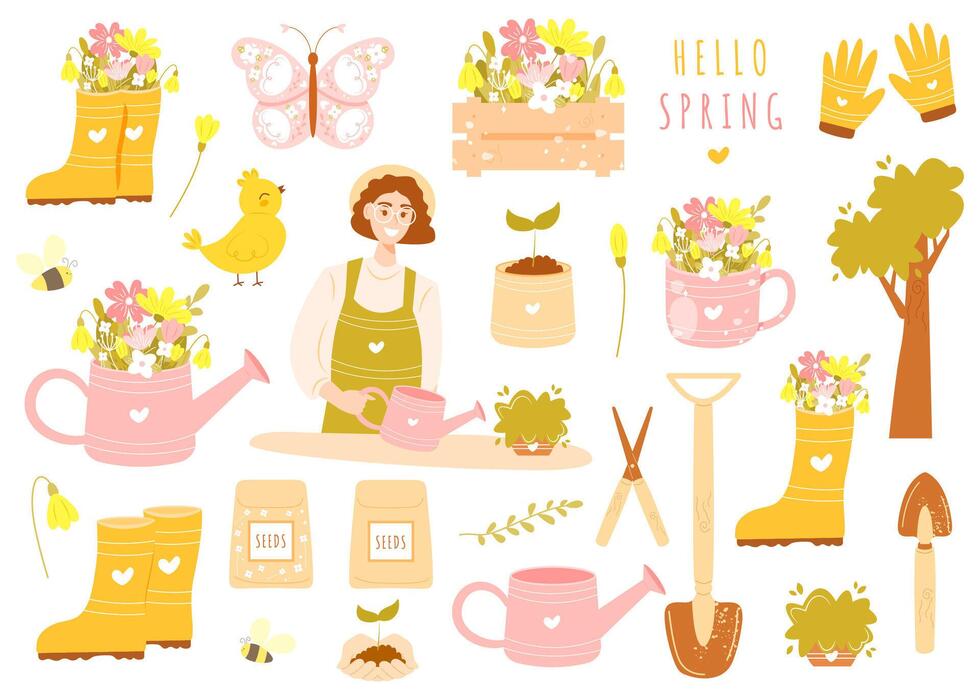 Spring Clipart Vector Art, Icons, and Graphics for Free Download