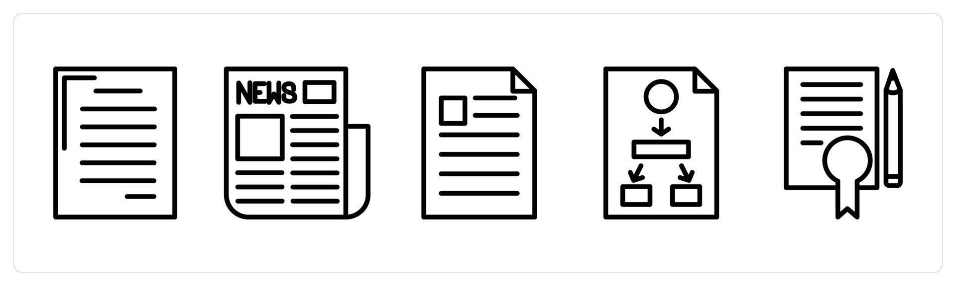 Document Icon Set Vector Art, Icons, and Graphics for Free Download