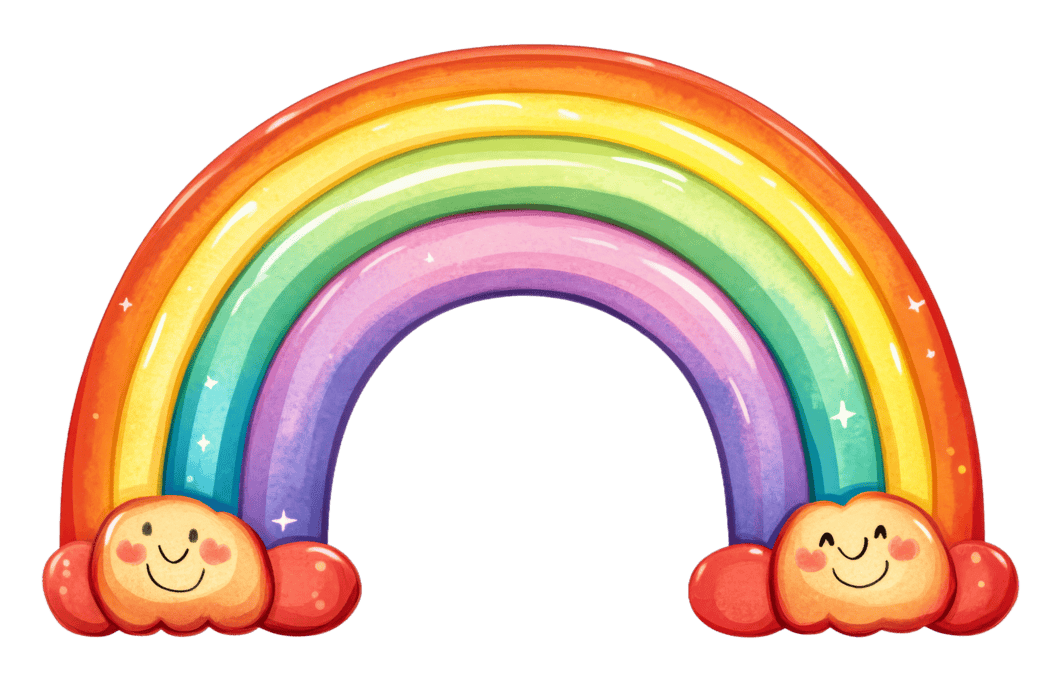 Rainbow Cartoon PNGs for Free Download