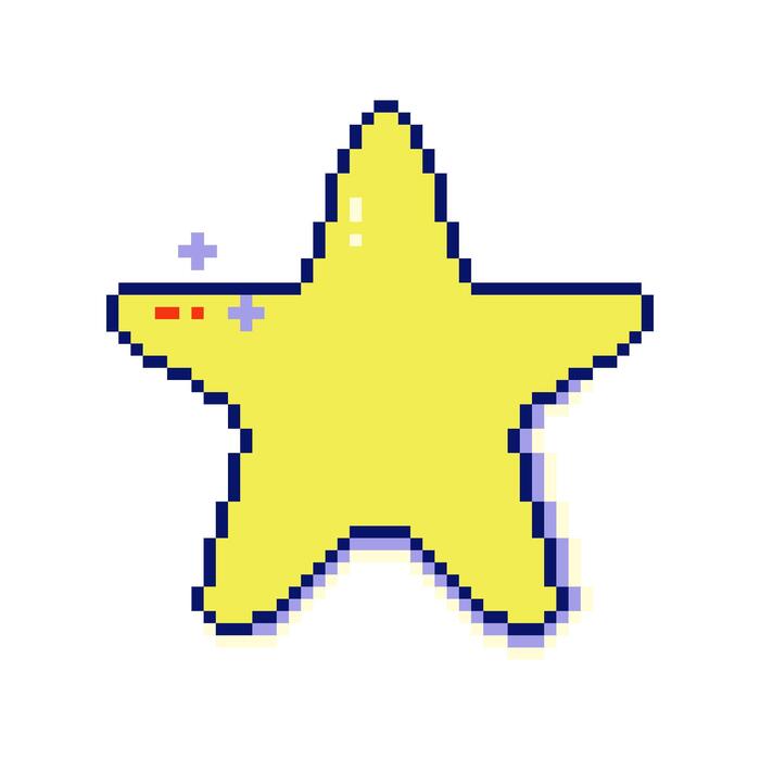 Pixelated Star Vector Art, Icons, and Graphics for Free Download