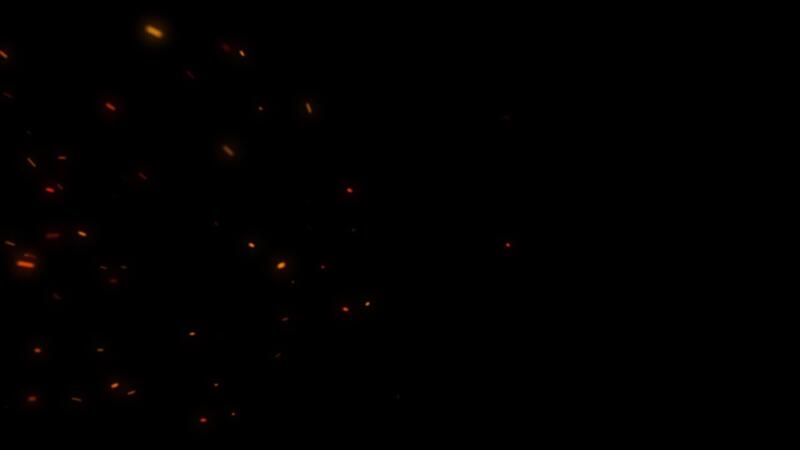 Fireflies Sparks Motion Animation Background, Glowing Light Particles, 2D Animated Firefly ...