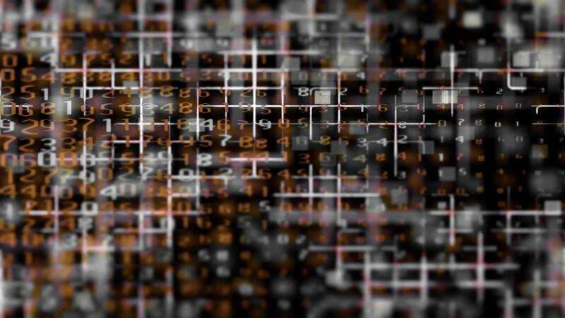 Futuristic Digital Data Stream Loop 56839080 Stock Video at Vecteezy