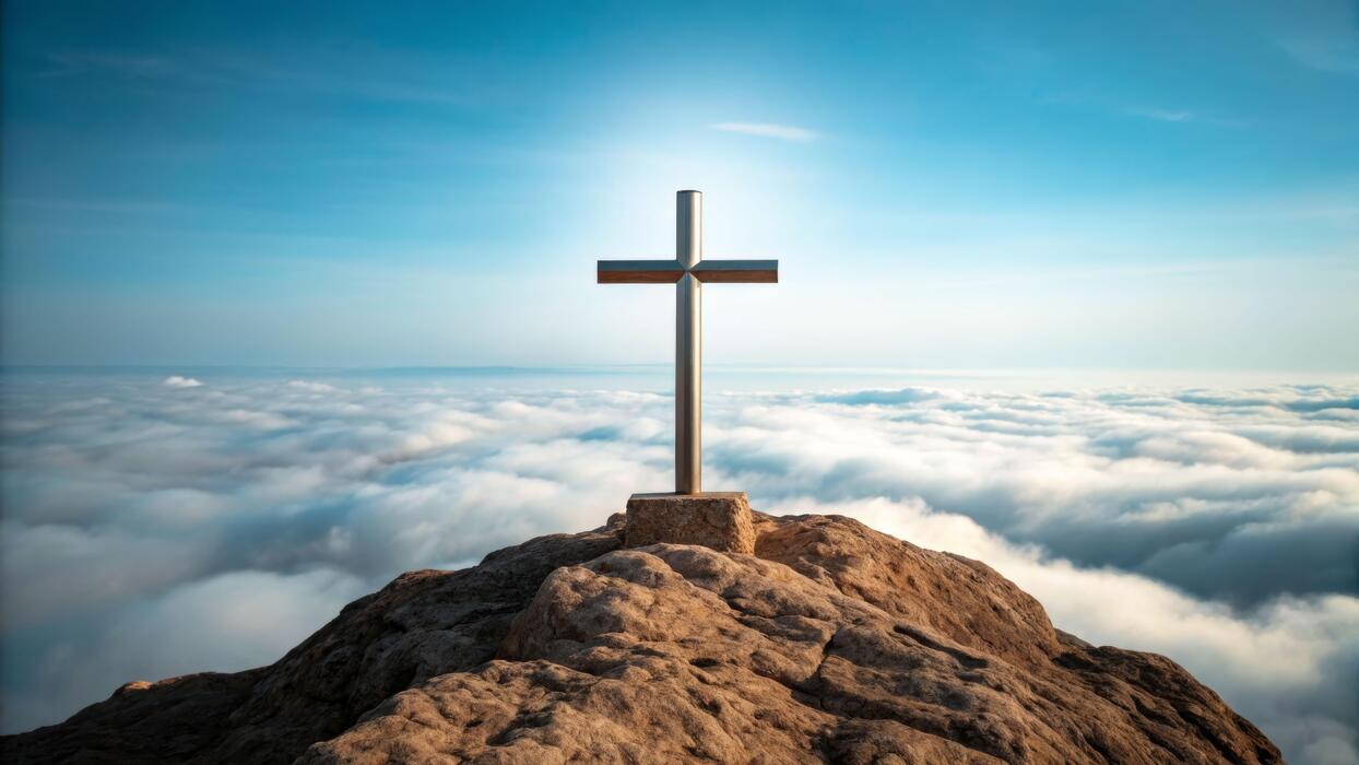 Cross With Clouds Stock Photos, Images and Backgrounds for Free Download