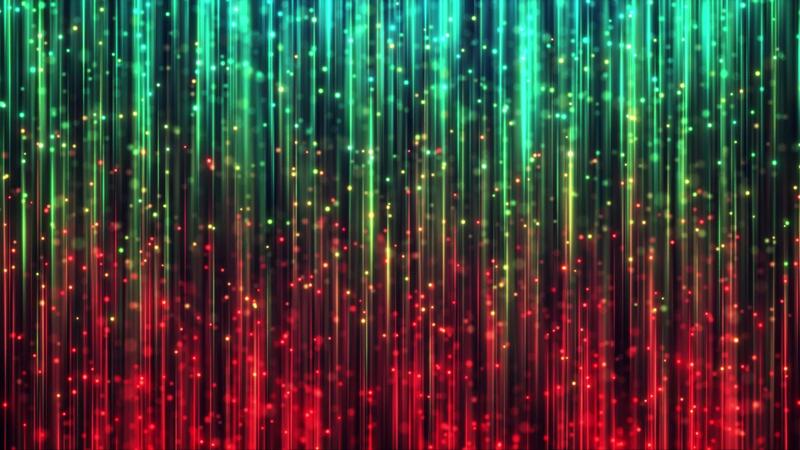 Abstract particles and lines rising up create beautiful bokeh. elegant abstract background with ...