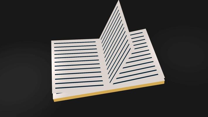 Book Opening Animation Stock Video Footage for Free Download