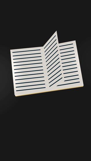 Cartoon Book Page Flip Turn Animation On Vertical 57047445 Stock Video ...