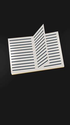 Flipping Pages Book Template Stock Video Footage for Free Download