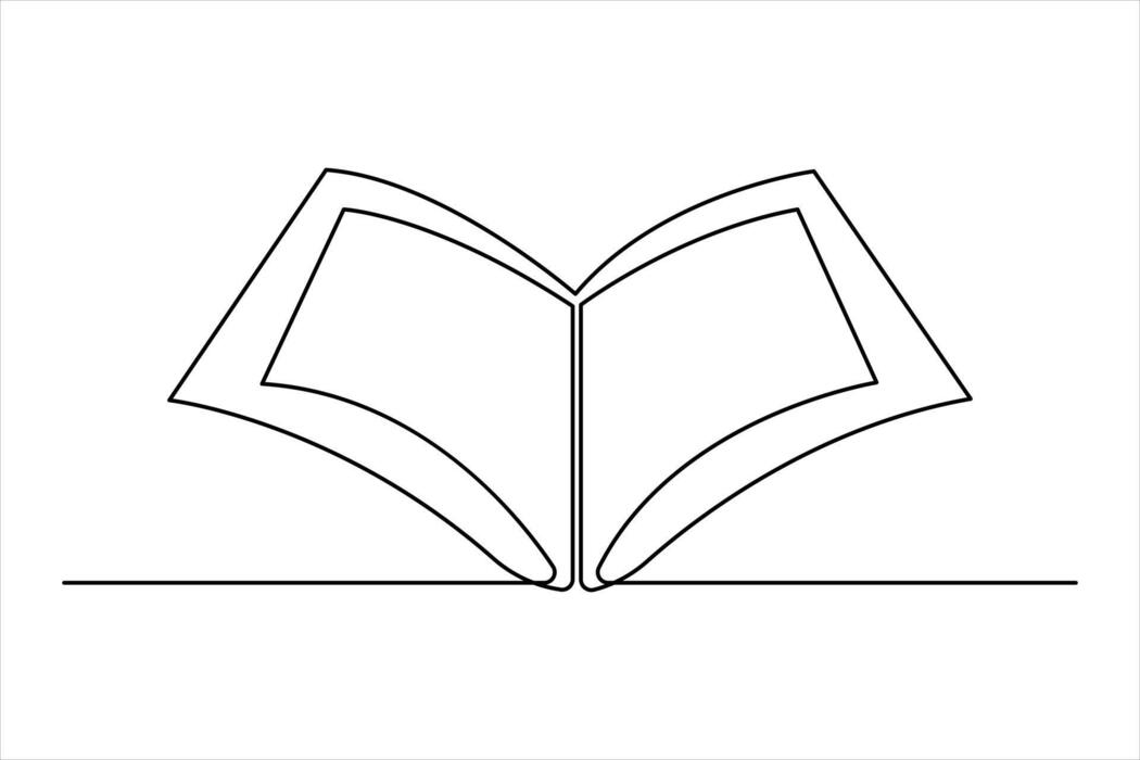 Open Book Outline Vector Art, Icons, and Graphics for Free Download